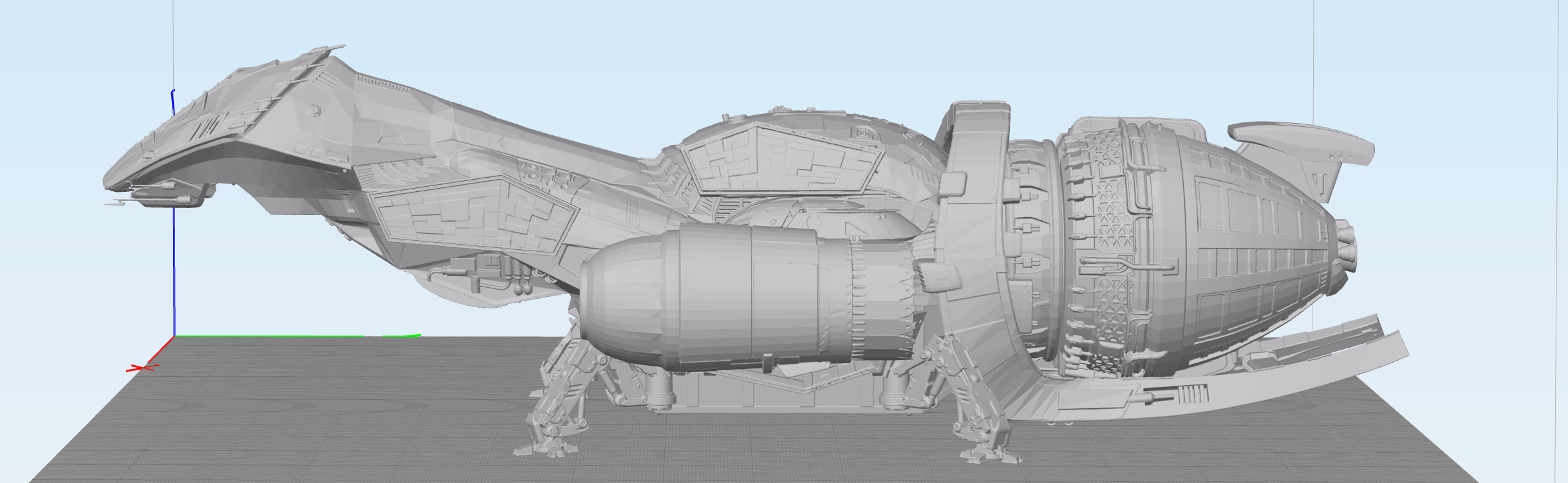 Stl File Serenity Firefly Class Ship 🚢・3d Printable Model To Download 1035